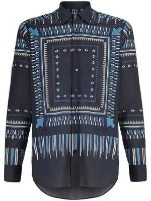 Etro Graphic-print Cotton Shirt