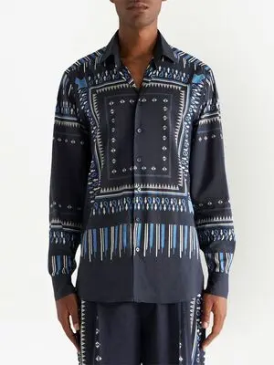 Etro Graphic-print Cotton Shirt