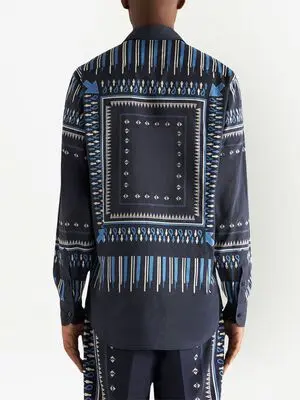 Etro Graphic-print Cotton Shirt