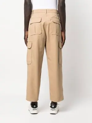Moschino Cargo-pocket Wide-leg Trousers