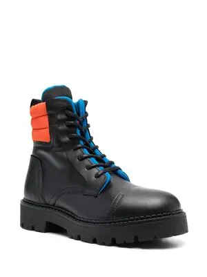 Tommy Hilfiger Padded Detail Lace-up Boots