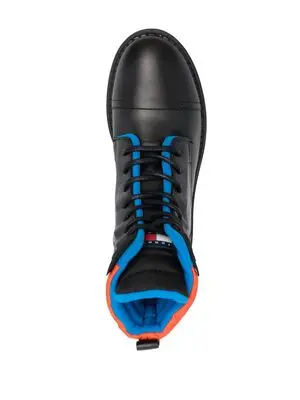 Tommy Hilfiger Padded Detail Lace-up Boots