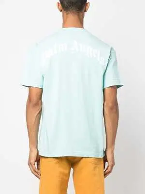 Palm Angels Shark-print Organic Cotton T-shirt