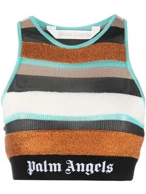 Palm Angels Striped Camis Tanks For Women