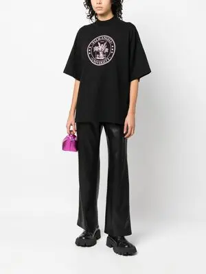 Palm Angels Logo-print Organic Cotton T-shirt