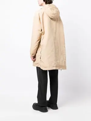 WHITE MOUNTAINEERING Half Zip-up Padded Coat - Brown