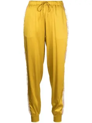 Carine Gilson Tapered Silk Trousers