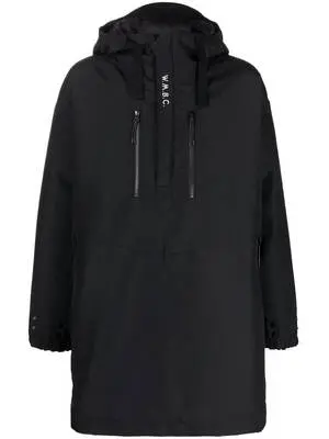 WHITE MOUNTAINEERING Half Zip-up Padded Coat - Black