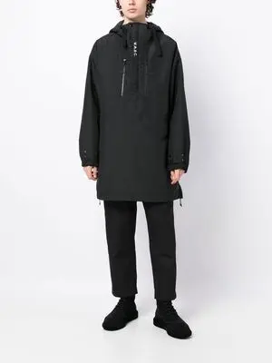 WHITE MOUNTAINEERING Half Zip-up Padded Coat - Black