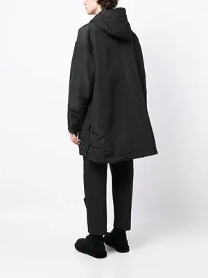 WHITE MOUNTAINEERING Half Zip-up Padded Coat - Black