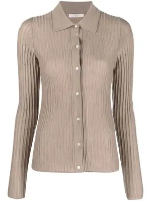 Co Ribbed-knit Cashmere Cardigan
