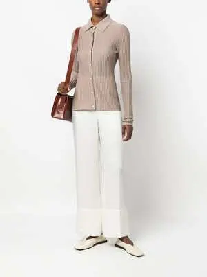 Co Ribbed-knit Cashmere Cardigan