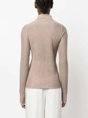 Co Ribbed-knit Cashmere Cardigan