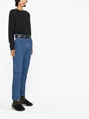 LEVI'S 501 Cropped Straight-leg Jeans - Blue