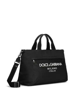 Dolce & Gabbana Logo-lettering Holdall - Black