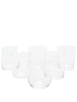 BITOSSI HOME Mixed Shape Tumbler Set-of-six - White