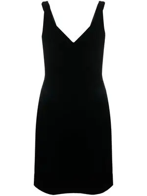 Emporio Armani V-neck Sleeveless Dress
