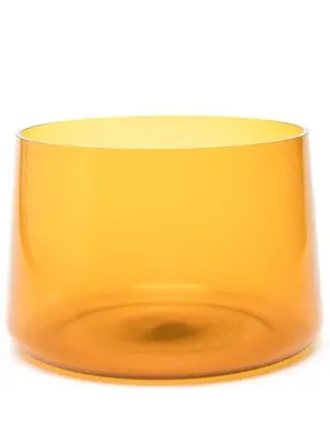 BITOSSI HOME Hand-blown Center-piece Glass Bowl - Brown
