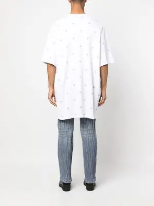 Martine Rose Long-line Logo-print T-shirt
