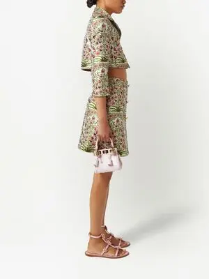 Giambattista Valli Floral Jacquard Mini Skirt