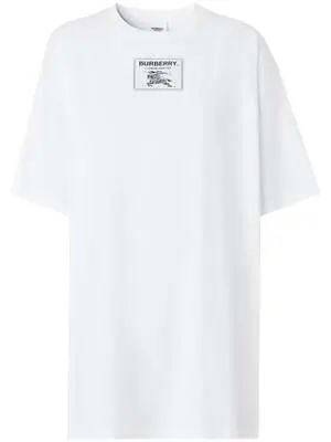 Burberry Label Cotton T-shirt