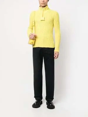 Moncler Ribbed High Neck Jumper