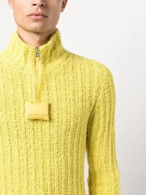 Moncler Ribbed High Neck Jumper