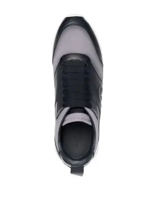 Giorgio Armani Panelled Low-top Sneakers