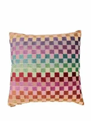 Missoni Checkered Print Cushion