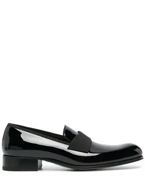 TOM FORD Patent-finish Leather Loafers