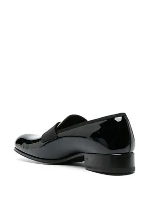 TOM FORD Patent-finish Leather Loafers