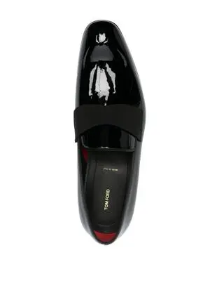TOM FORD Patent-finish Leather Loafers