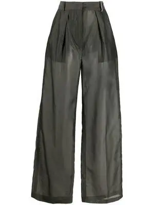 Fabiana Filippi Pleated Straight-leg Trousers