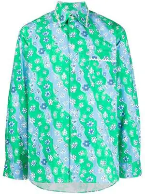 Marni Cotton Floral-print Shirt