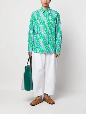 Marni Cotton Floral-print Shirt