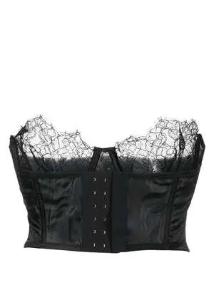 MAISON CLOSE Lace-detail Bustier Bra