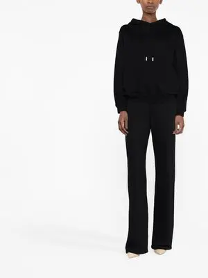 Off-White Diag-stripe Cotton Hoodie - Black