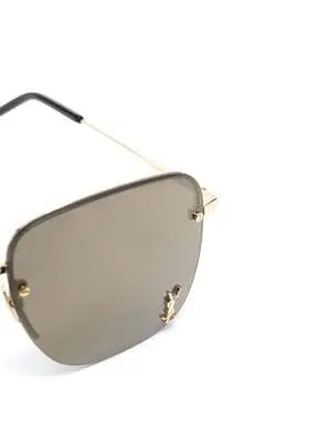 Saint Laurent Monogram Frameless Sunglasses