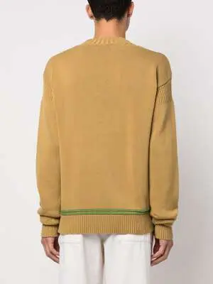 Marni Logo-print Knit Jumper - Neutrals