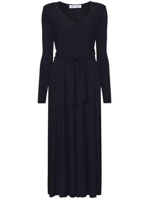 Proenza Schouler White Label Knot-detail V-neck Dress - Black