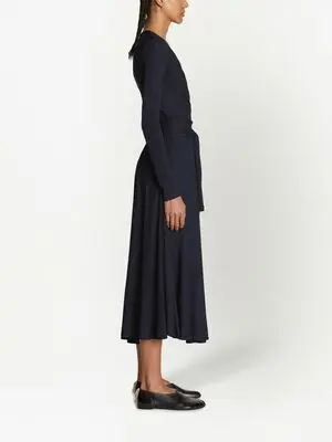 Proenza Schouler White Label Knot-detail V-neck Dress - Black