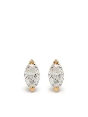 Shay 18k Yellow Diamond Marquise Stud Earrings - Gold
