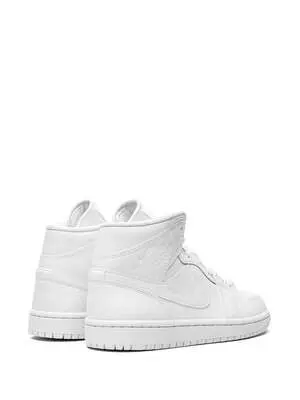 JORDAN Air 1 Mid Triple Sneakers - White