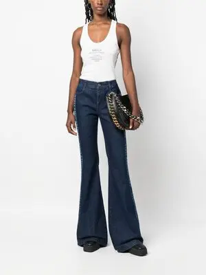 Stella McCartney Logo-print Racerback Top