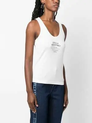 Stella McCartney Logo-print Racerback Top