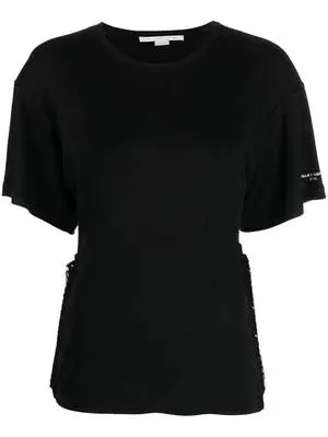 Stella McCartney Raglan-sleeved T-shirt - Black