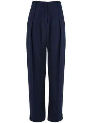 FERRAGAMO Silk Wide-leg Trousers