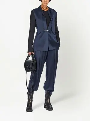 FERRAGAMO Silk Wide-leg Trousers
