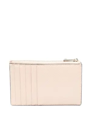 Furla Leather Cardholder Wallet - Neutrals