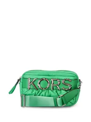 Michael Kors Logo-plaque Crossbody Bag - Green